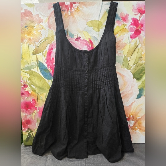 bp | Dresses | Bp Black Pleated Mini Sundress New | Poshmark